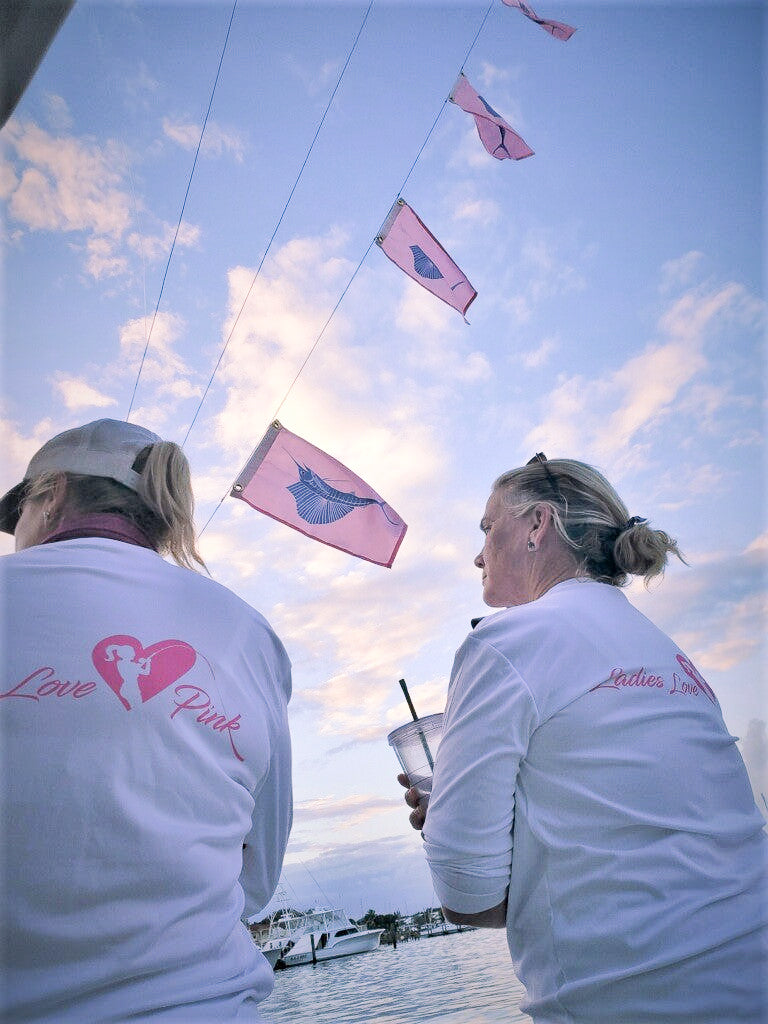 Ladies Love Pink — Billfish, Inshore and Offshore Release Flags