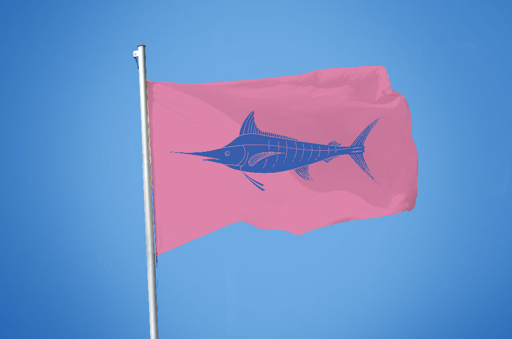 Pink Release Flag - Blue Marlin – Ladies Love Pink