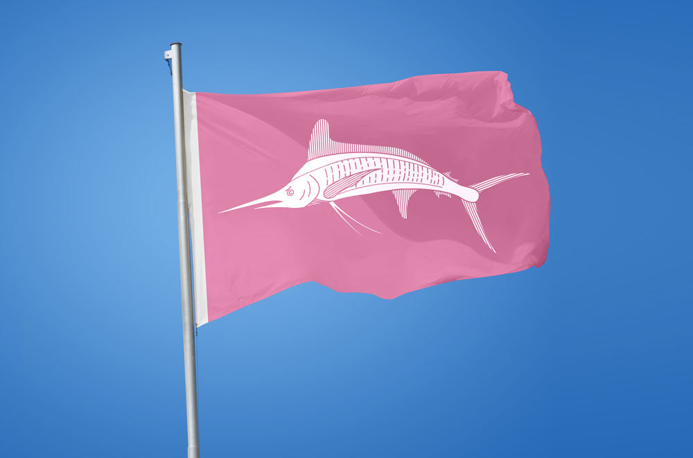 Pink Release Flag - White Marlin – Ladies Love Pink
